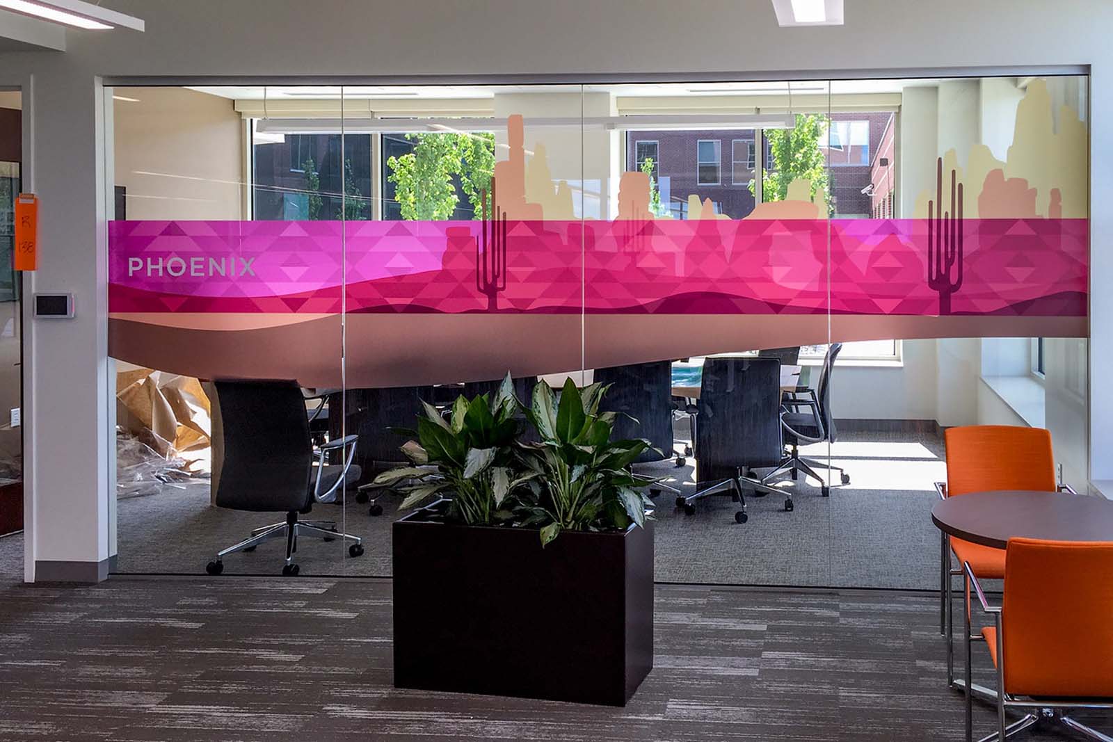 First Bank Office Graphics - Vomela